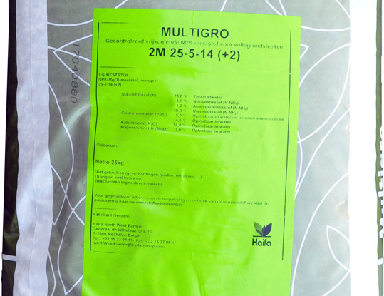Multigro 2M 25-5-14+2MgO - Traagwerkende Meststoffen